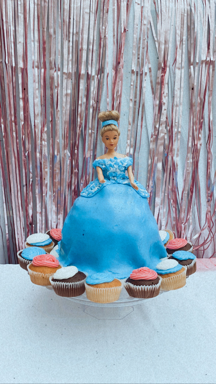How to make a Princess Doll Cake - Snow Princess Parties
